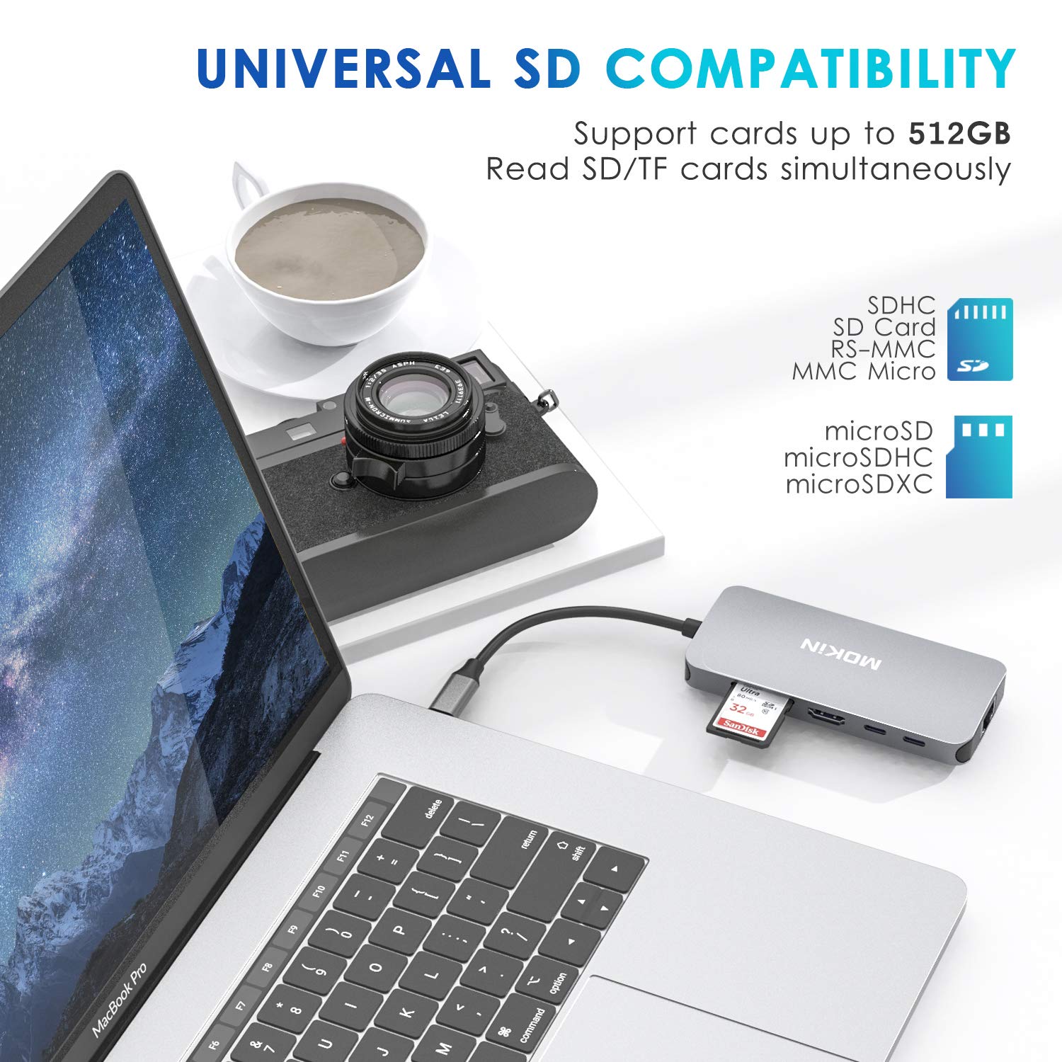 USB C Docking Station Dual Monitor, 10 in 1 Laptop Docking Station USB C Hub Dual HDMI Adapter, USB Dongle with 2 HDMI, Ethernet, 2 USB 3.1, 3 USB 3.0, USB C Data and PD for MacBook/HP/Dell/Lenovo.