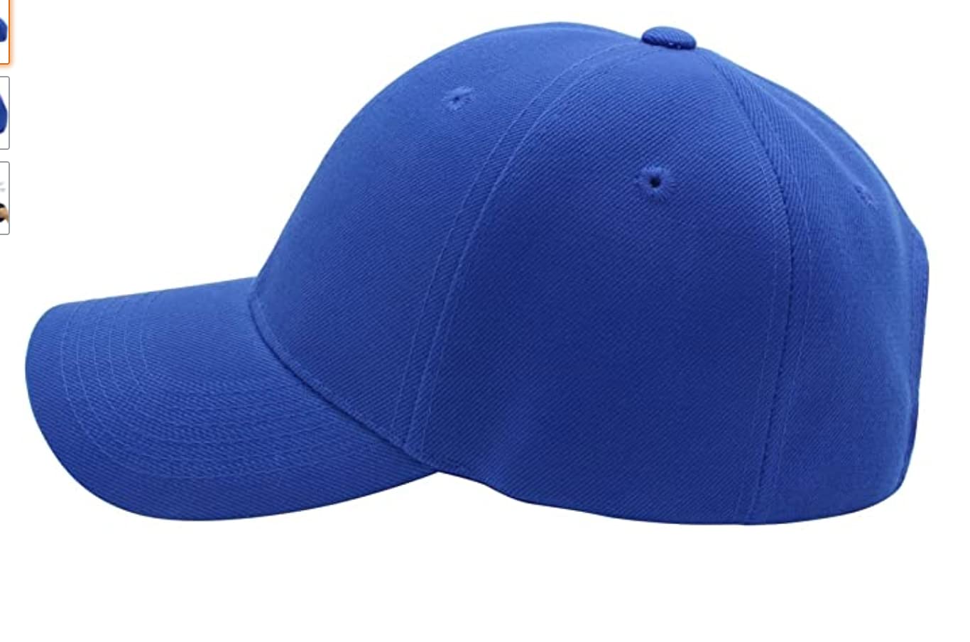 Pen Kit Mall - Top Level Baseball Cap Men Women - Classic Adjustable Plain Hat Men Women Adjustable Golf Hiking Outdoor Headwear (Royal Blue)