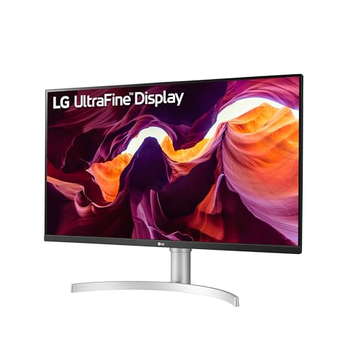 LG 27UL550-W 27-inch 4K UHD (3840 x 2160) UltraFine Computer Monitor, IPS, AMD FreeSync, Tilt/Height/Pivot Adjustable Stand, HDR10, HDMI, DisplayPort, Black Stabilizer, White