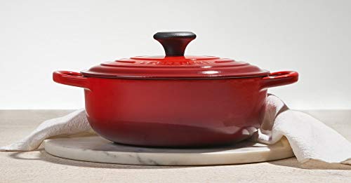 Le Creuset Enameled Cast Iron Signature Sauteuse Oven, 3.5 qt., Cerise