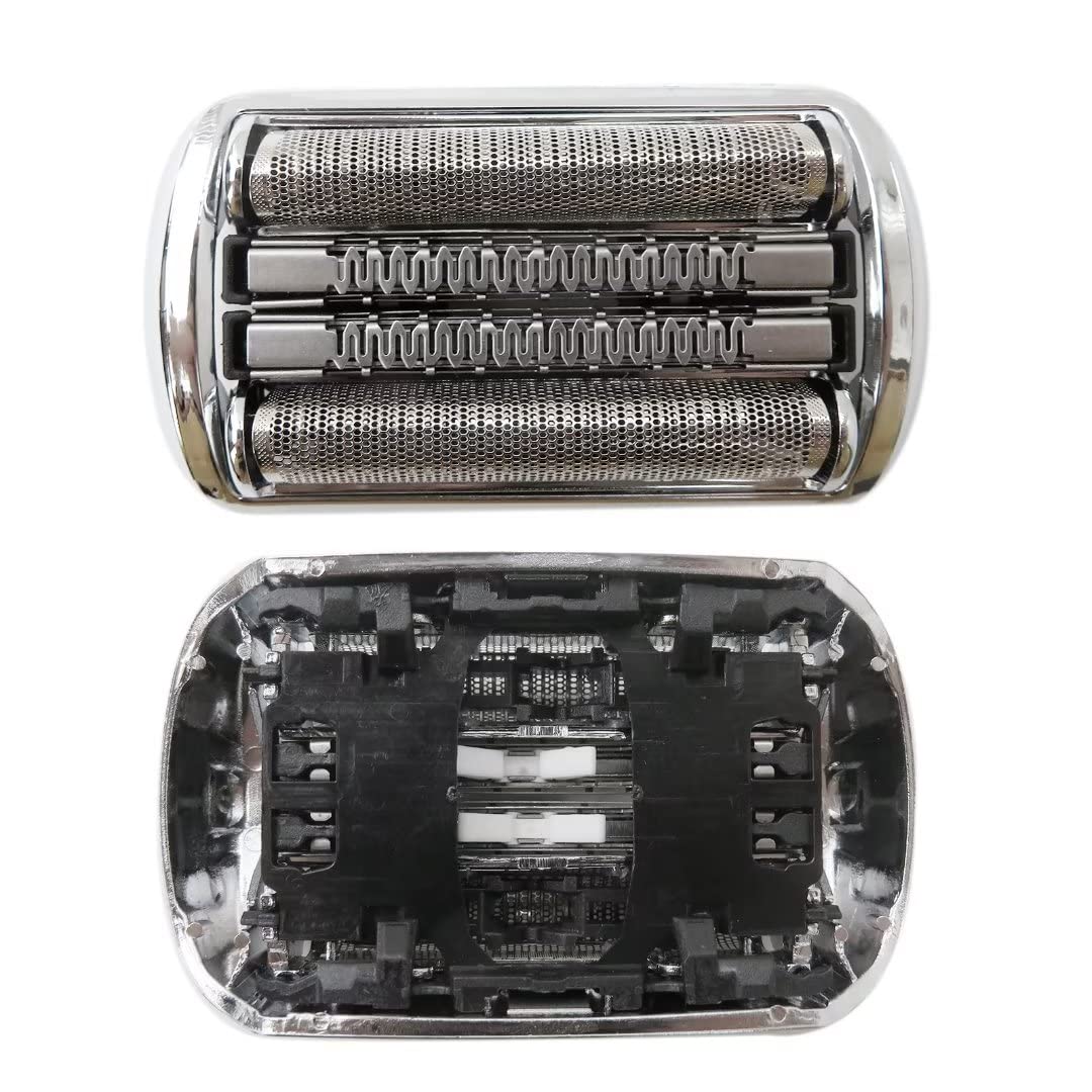 Series 9 92S 92M Premium Replacement Shaver Head for Br-aun Series 9 Electric Shaver Foil & Cutter 9030s 9040s 9050cc 9240s 9242s 9280cc(Black)