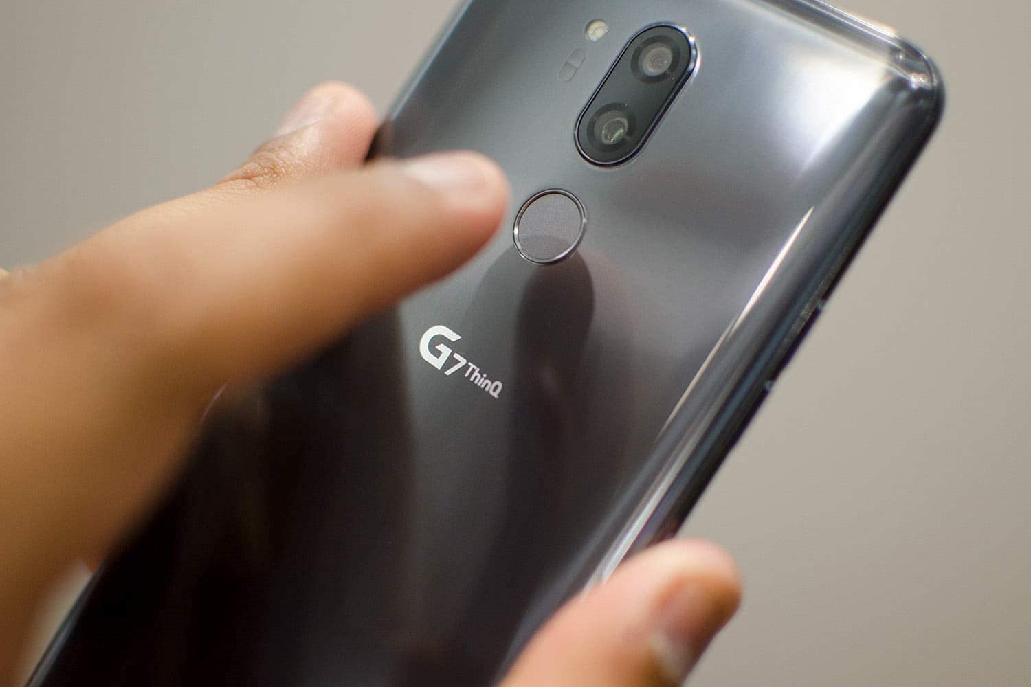 LG G7 ThinQ G710 64GB Unlocked GSM Phone w/Dual 16MP Camera's - New Platinum Gray (Renewed)