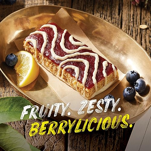 LUNA Mash-Ups - LemonZest + Blueberry Flavor - Gluten-Free - Non-GMO - 7-9g Protein - Made with Organic Oats - Low Glycemic - Whole Nutrition Snack Bars - 1.69 oz. (15 Count)