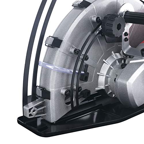 Steel Force KPC 3551 Portable 14" Wet/Dry Electric Corded Circular Concrete Saw/Power Angle Cutter 2600W w/Water Line & Guide Roller (With Blade)