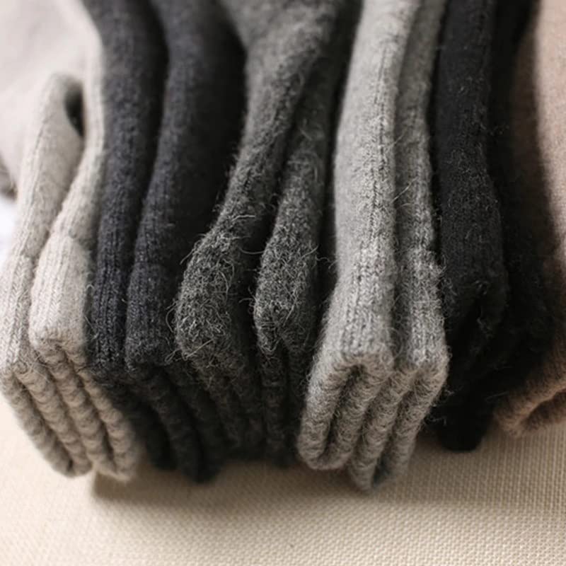 Socks -Thick Wool Socks Men Warm Winter Cashmere Cotton Long Socks Snow Boots Floor Thicken Thermal Sock 5 Styles