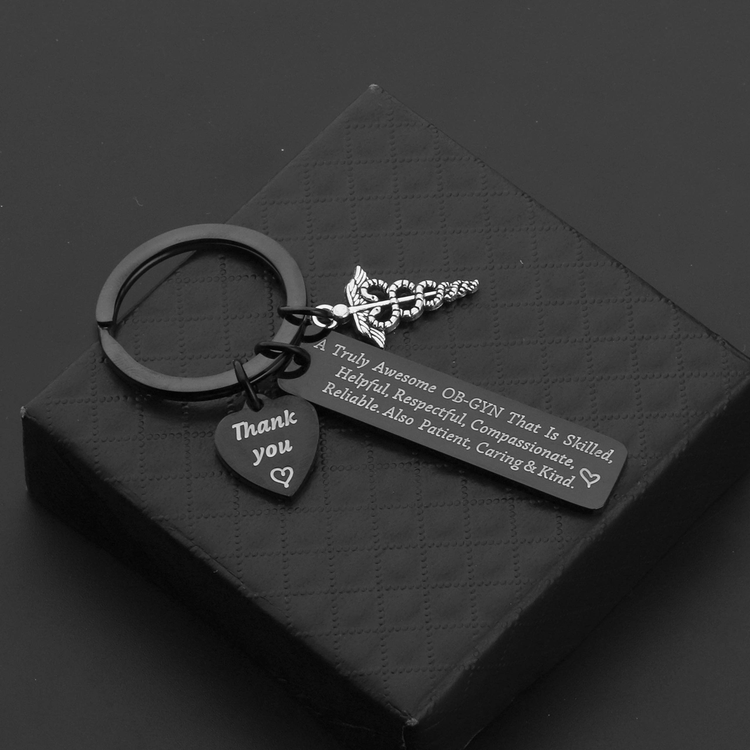 MAOFAED OBGYN Gift OBGYN Appreciation Gift Obstetrician Gynecologist Gift Baby Delivery Gift Midwife Gift Delivery Nurse Gift (great OBGYN black)