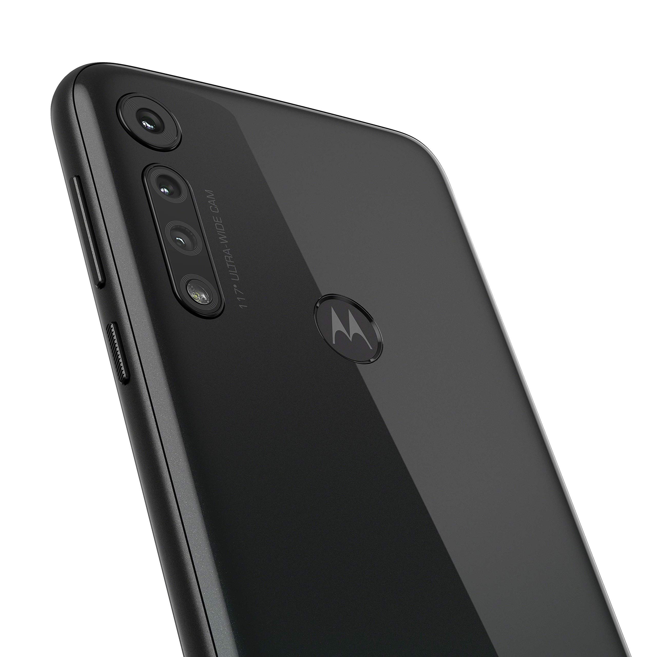 Motorola Moto G8 Play XT2015-2 (32GB) 6.2" (19:9) HD+ 4G LTE GSM Factory Unlocked Smartphone (International Version) (Obsidian Grey) (Renewed)
