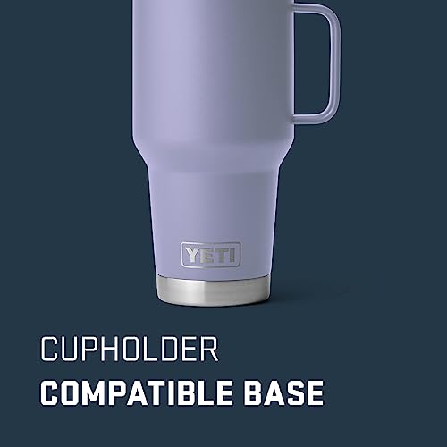 YETI Rambler 30 oz Travel Mug, Stainless Steel, Vacuum Insulated with Stronghold Lid, Cosmic Lilac