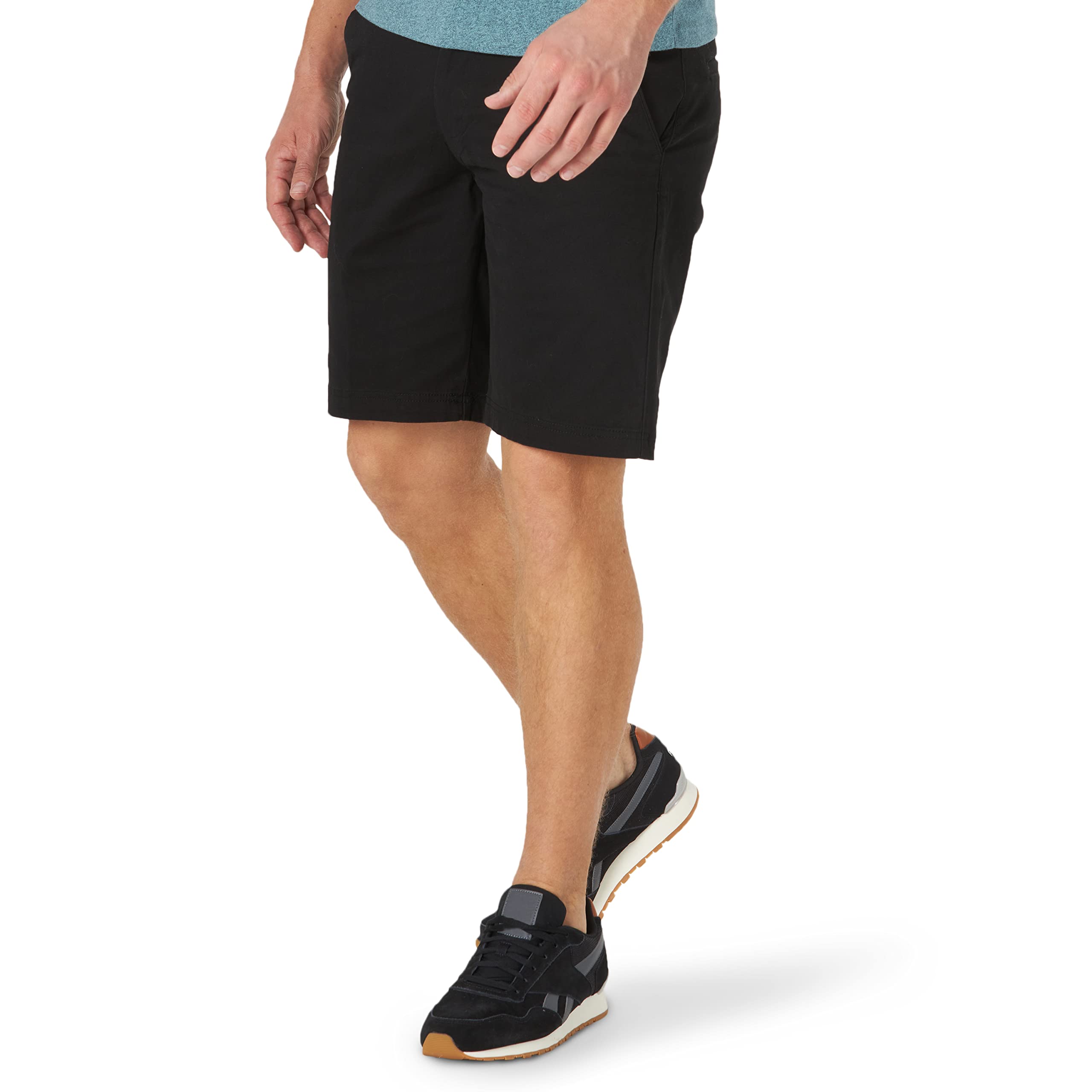 Lee Men's Extreme Motion Flat Front Short, Sea Mist, 42