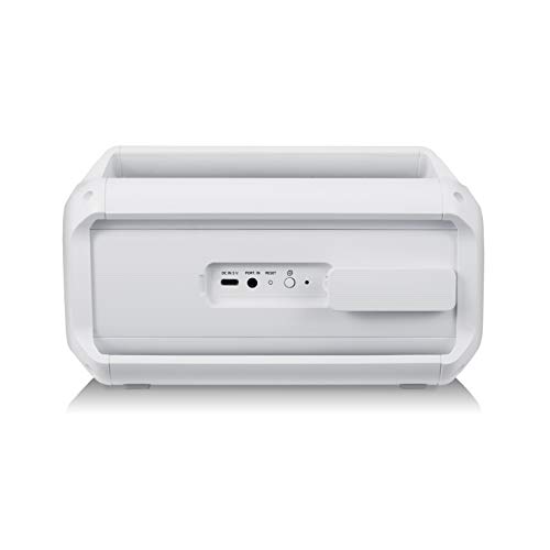 LG PK5W XBOOM Go Water-Resistant Wireless Bluetooth Party Speaker with Up to 18 Hours Playback - White