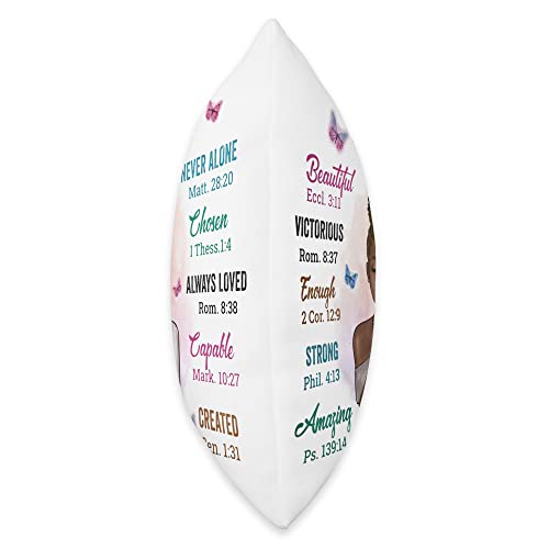 You Are Black Girl Pride Beautiful - Victorious Enough Throw Pillow, 16x16, Multicolor