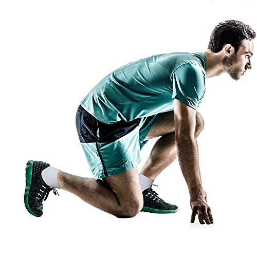 LUDYAN Cotton Quarter Athletic Socks, Running, sports, Sneakers, Everyday, Unisex (Black,White,Grey 5 Pairs), 5*white, Free