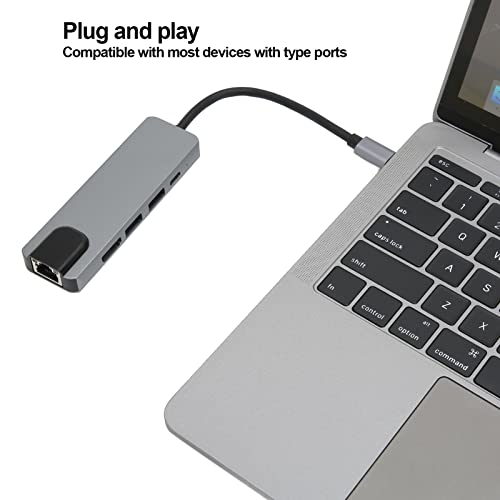 USB Splitter , High Speed 5 in 1 USB C Adapter USB 3.0 2.0 USB C to High Definition Multimedia Interface for PC for Laptop for Tablet