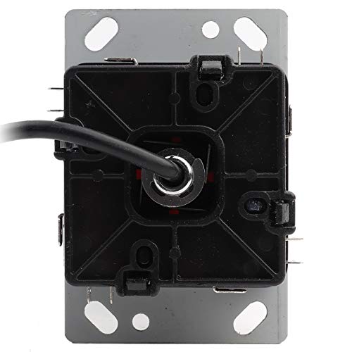 Schellen Flight Joystick, Plastic Black and Red 8 Way Joystick with Trigger and Top Fire Button for DIY Arcade Game Machine Parts