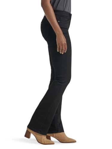 Lee Women's Legendary Mid Rise Bootcut Jean Black 12