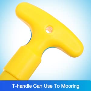 LIOOBO Canoe Paddle Kayak Paddles Retractable Lightweight Paddle Aluminum Alloy Telescopic Paddle Boat Accessories Yellow 1Pc