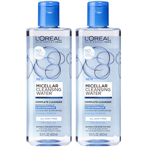 L'Oreal Paris Micellar Cleansing Water Complete Cleanser, 2 count