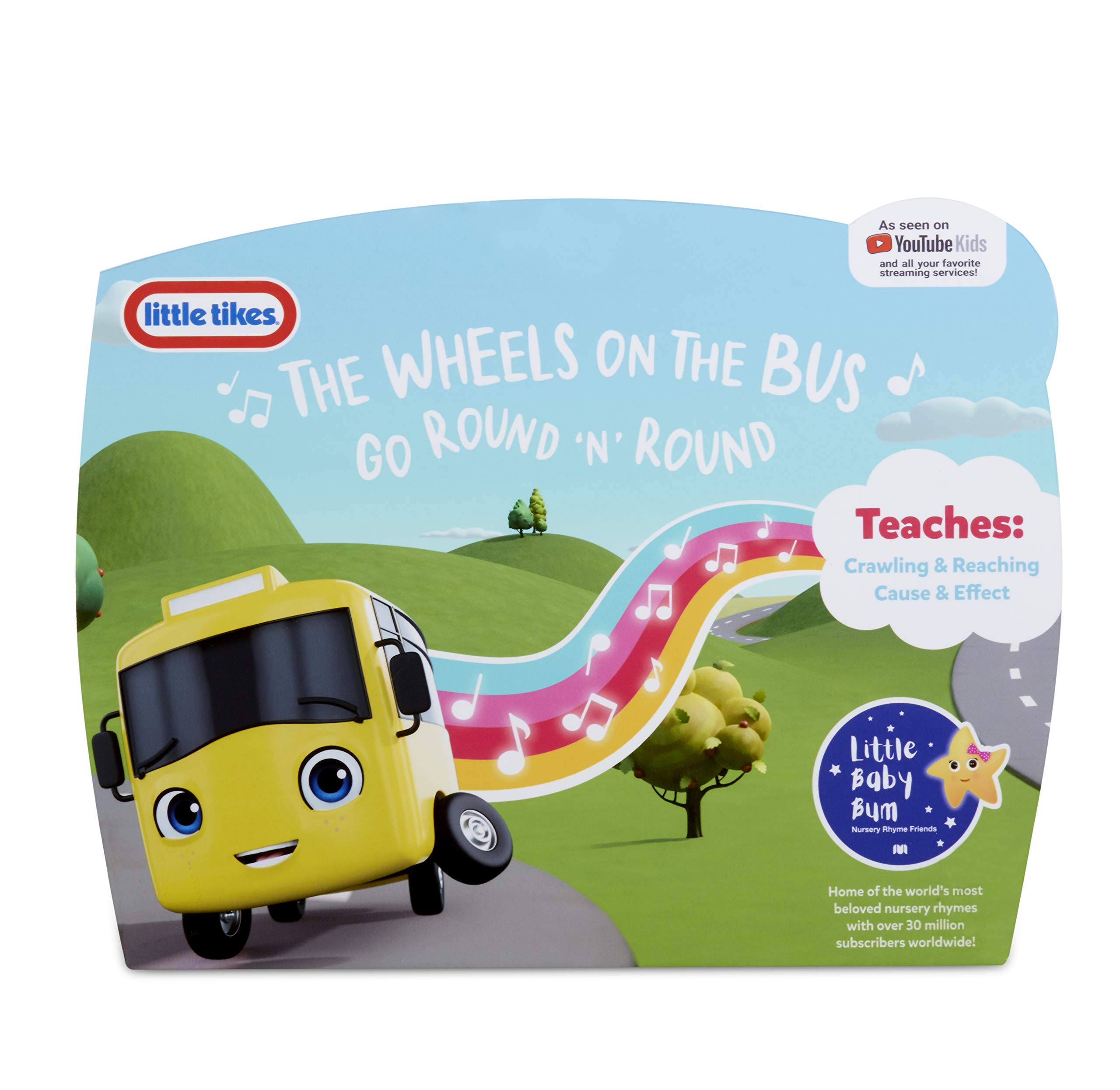 Little Tikes Little Baby Bum Wigglin' Wheels On The Bus Official Plush Toy