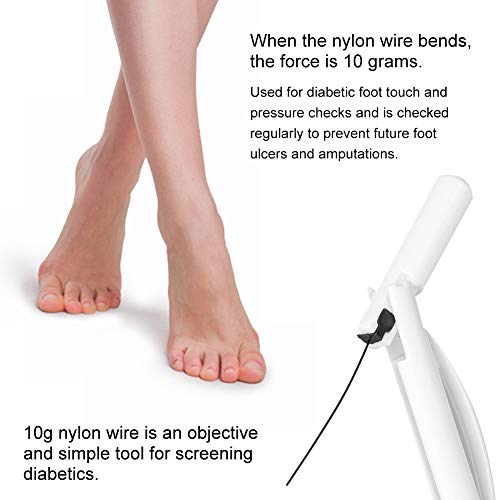 Vakitar 10 Grams Diabetic Foot Monofilament Test Pen Foot Filament Tester Suitable for Daily Use in The Home or Yard