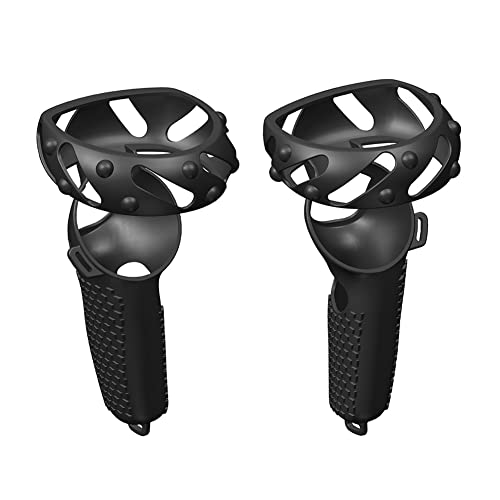 Rummyluck VR Controller Grip Cover Compatible with PICO NEO 3 VR Controller, Silicone Sleeve Anti-Slip Case with Straps & Rocker Caps