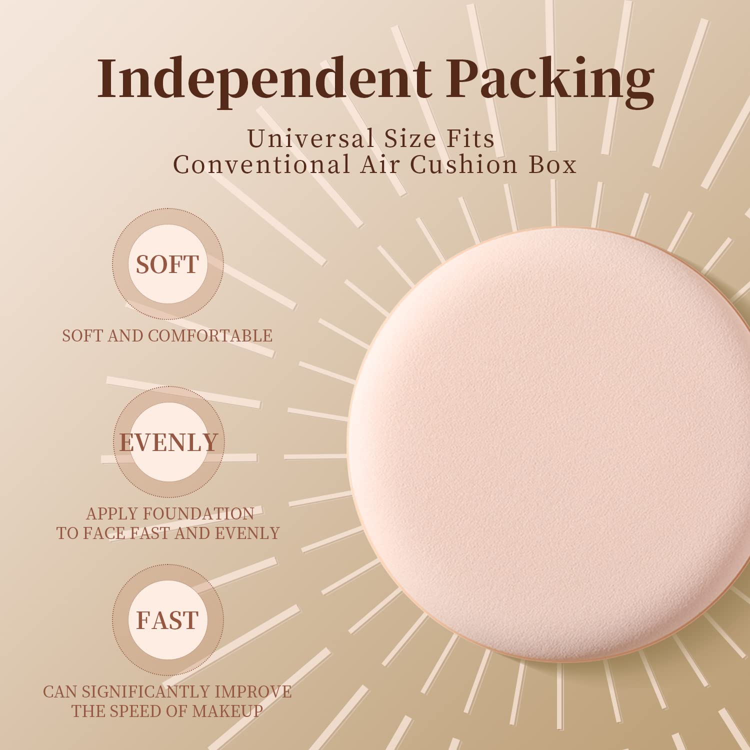 MOHOPE Beauty Blender for Foundation Reusable Makeup Sponge Multi Use, Dry & Wet Use for Powder Cream or Liquid, 3 Sponges with 1 Holder Case