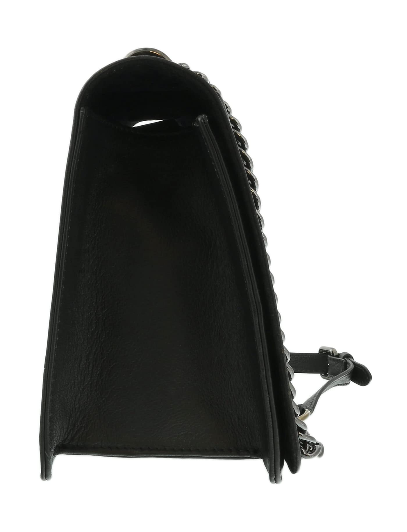 Pierre Cardin Black Leather Medium Structured Shoulder Bag for womens