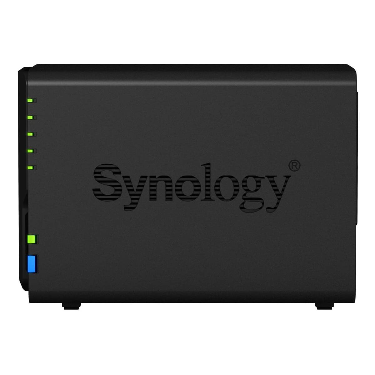 Synology DiskStation DS220+ NAS Server with Celeron 2.0GHz CPU, 6GB Memory, 4TB HDD Storage, 2 x 1GbE LAN Ports, DSM Operating System