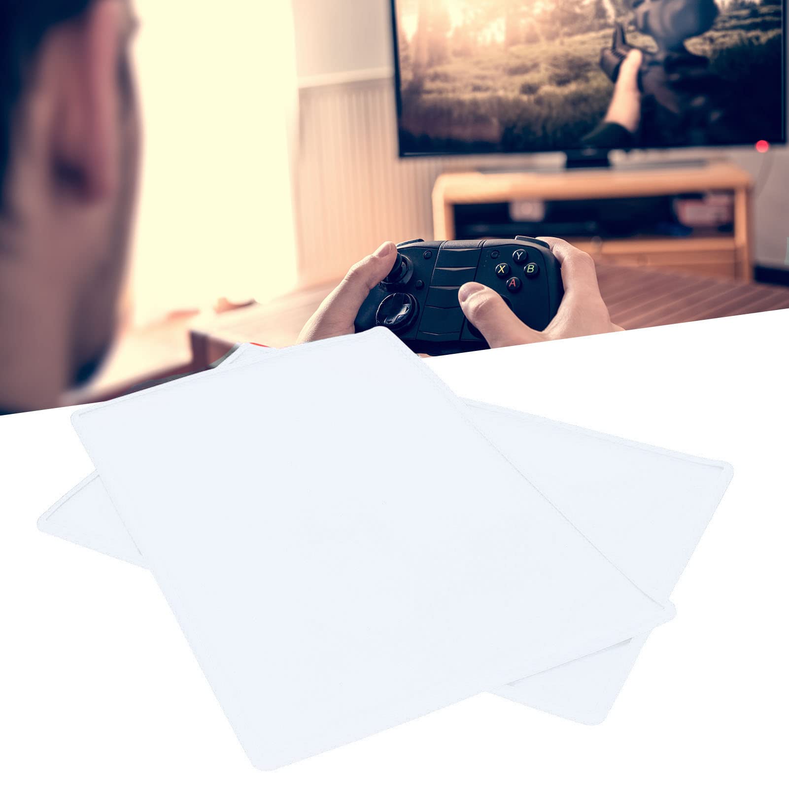 Silicone Protective Case, 2 Pcs Waterproof Dust Cover for Host Universal for Digital Version Console (Transparent)