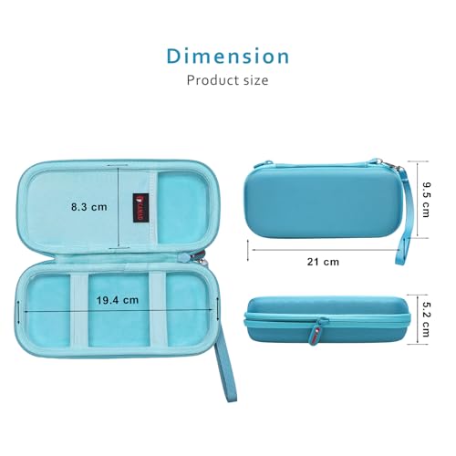 XANAD Hard Travel Carry Bag for SCRIB3D P1 3D Printing Pen with PLA Filament Stencil Book Project Instructions and Charger, blue