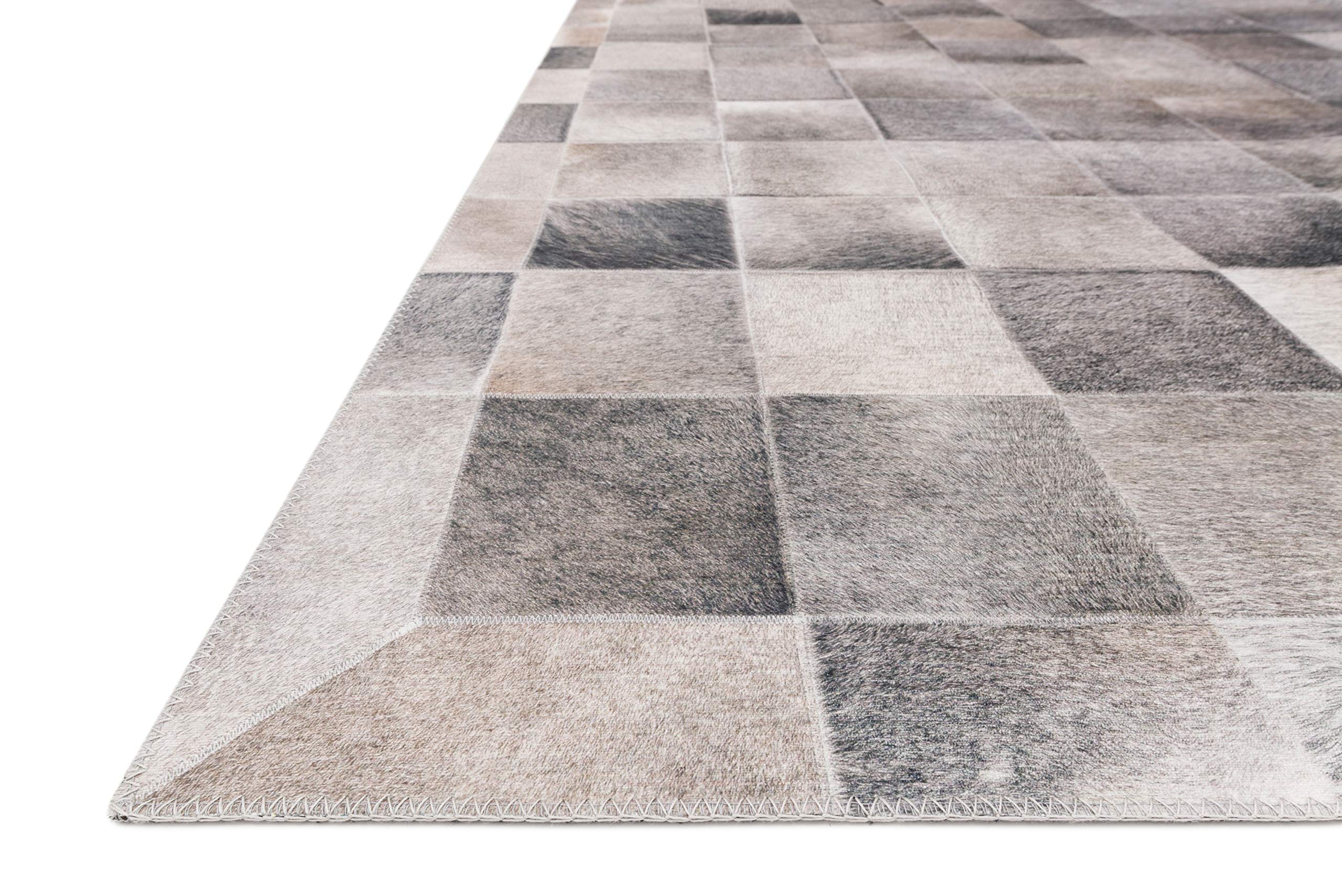 Loloi II Maddox Collection MAD-06 Charcoal/Grey 5'-0" x 7'-6" Area Rug