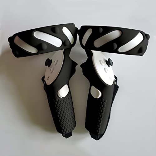 Rummyluck VR Controller Grip Cover Compatible with PICO NEO 3 VR Controller, Silicone Sleeve Anti-Slip Case with Straps & Rocker Caps