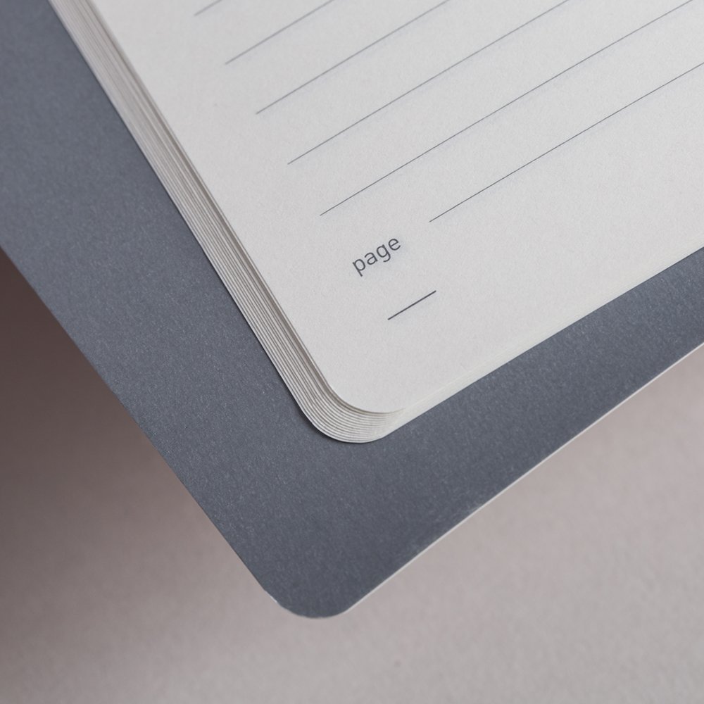 Matilda Myres Notebook - Rose Gold Foil - Teal