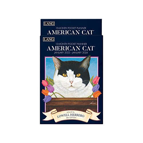 LANG AMERICAN CAT™ 2023 MONTHLY POCKET PLANNER (23991003156)