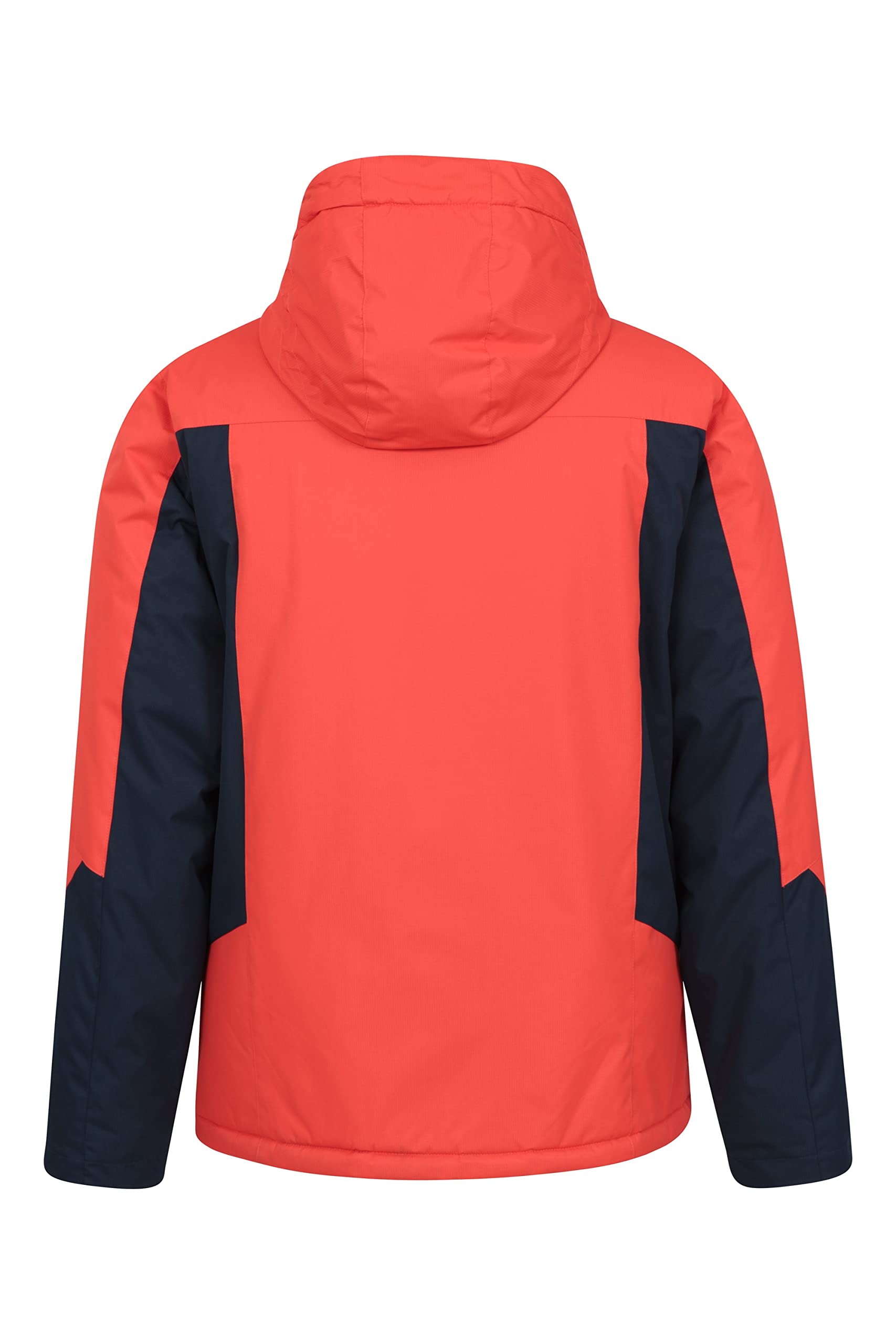 Mountain Warehouse Dusk Mens Ski Jacket - Water Resistant Winter Coat Bright Orange X-Large