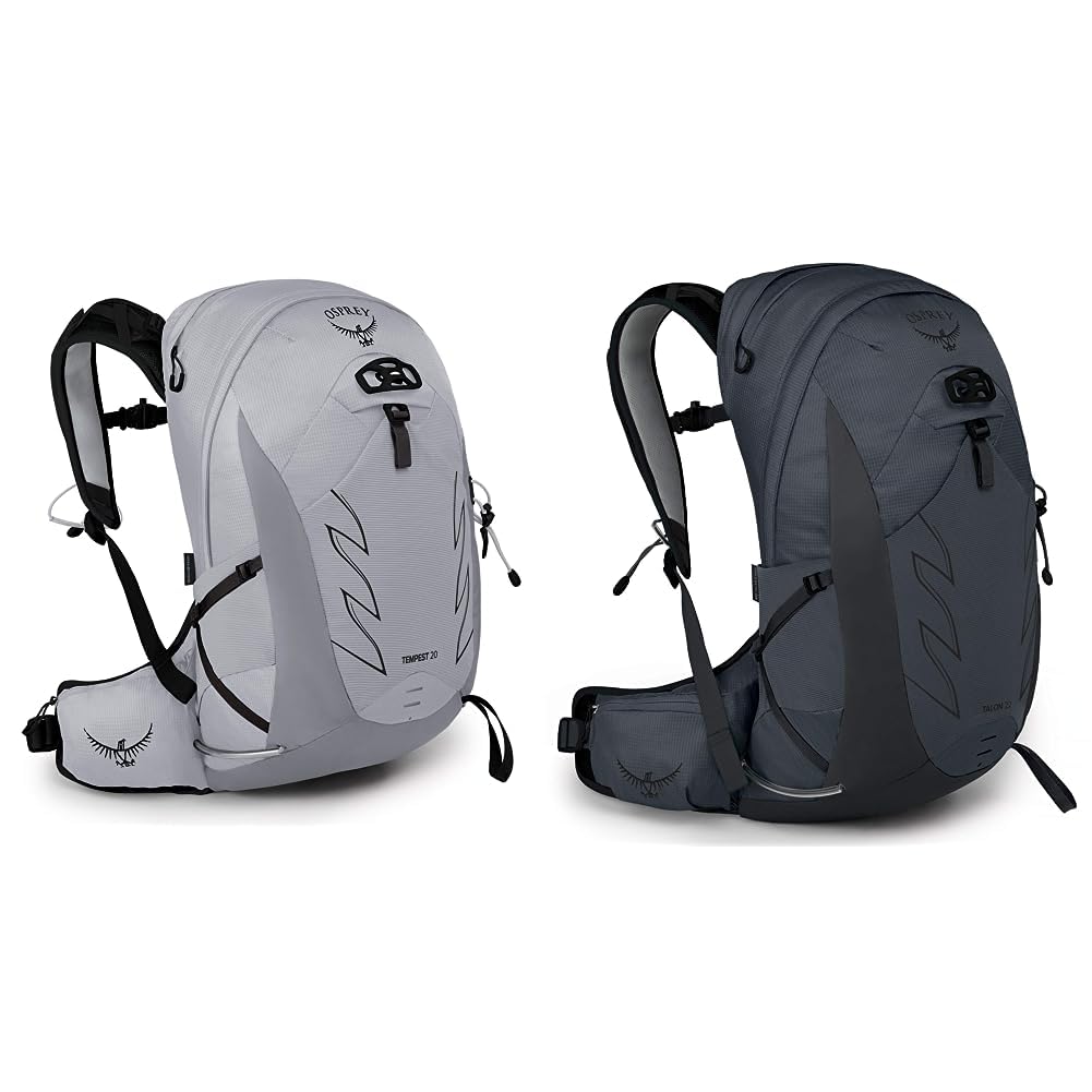 Osprey Tempest 20L Women's Hiking Backpack with Hipbelt, Aluminum Grey, WM/L