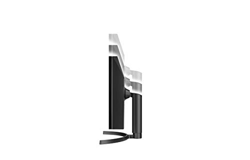 LG 34WL85C-B UltraWide 34” 21:9 Curved WQHD (3440 x 1440) IPS Display, sRGB 99% Color Gamut, HDR 10, Height / Tilt Adjustable Stand – Black