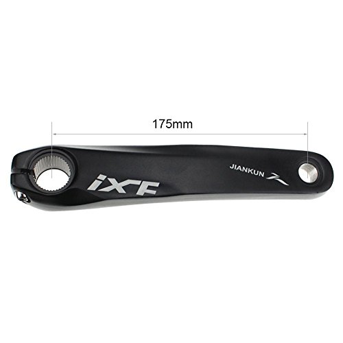 Litetop Bike Crank Arm Set Mountain Bike Crank Arm Set 175mm 104 BCD with Bottom Bracket Kit and Chainring Bolts for MTB BMX Road Bicyle, Compatible with Shimano, FSA (1 Pair)