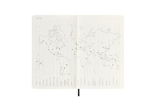 Moleskine Classic 12 Month 2023 Daily Planner, Soft Cover, Large (5" x 8.25"), Black