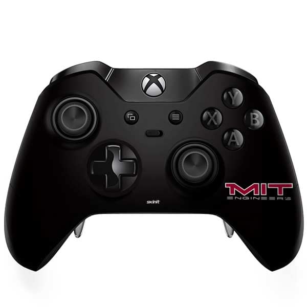 Skinit Decal Gaming Skin Compatible with Xbox One Elite Controller - Officially Licensed Massachusetts Institute of Technology MIT Engineers Black Design