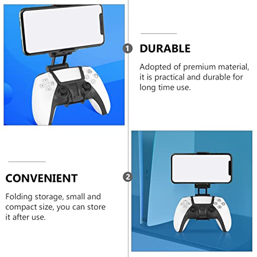 SOLUSTRE Stand Game with Foldable Compatible Gamepad Conter Adjustable Holder Mount Smartphone Ps Phone Bracket Mounted Storage Adjustable Phone Adjustable Phone Stand