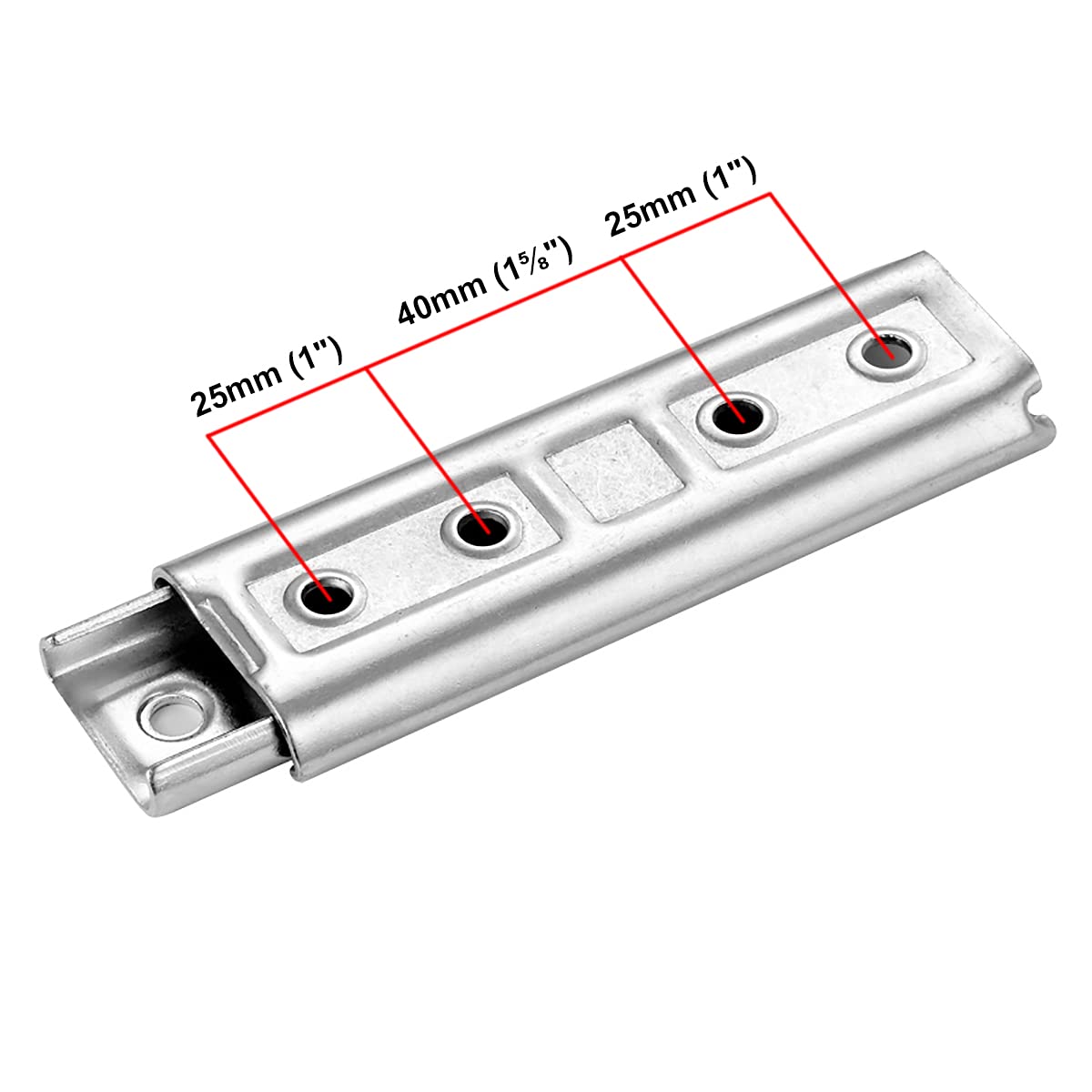 OTTFF 16 Pcs/8 Pairs Heavy Duty Interlocking Sofa Connector Bracket, Carbon Steel Sliding Sofa Connector Clamp Sectional Sofa Furniture Assemble Fixing Joint Connectors Bands, Flush Mount Hanger