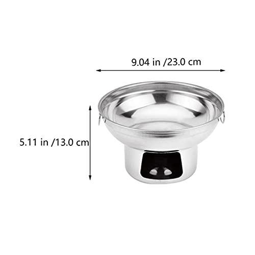 SEASD 1 Set Stove Pot Portable Picnic Food Heating Container Small Hot Pot