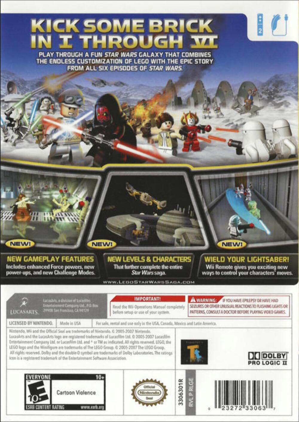 Lego Star Wars: The Complete Saga - Nintendo Wii
