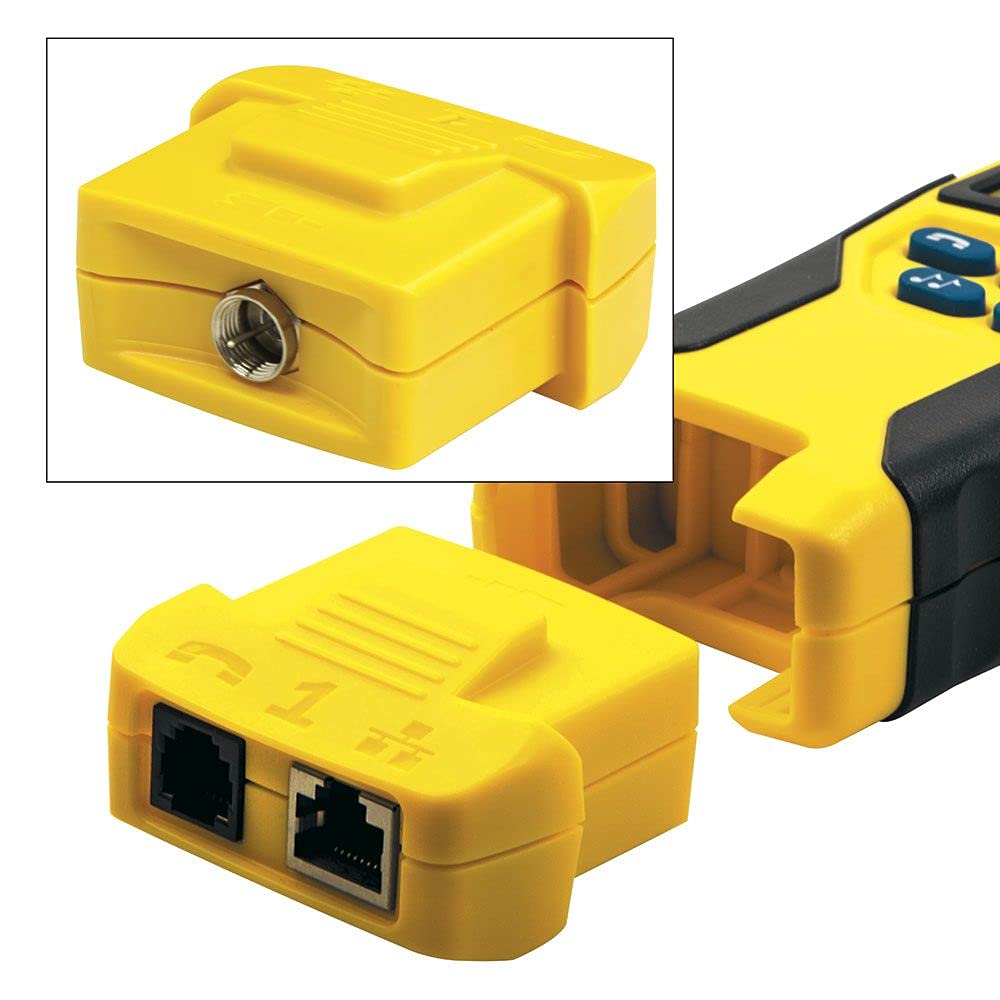 Klein Tools VDV501-824 Network Cable Tester, VDV Scout Pro 2 Tester and Test-n-Map Remote Kit, Tests Voice, Data and Video Coax Connections