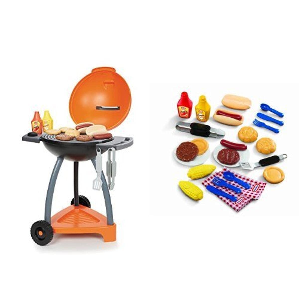 Little Tikes Sizzle and Serve Grill and Grillin' Goodies Bundle