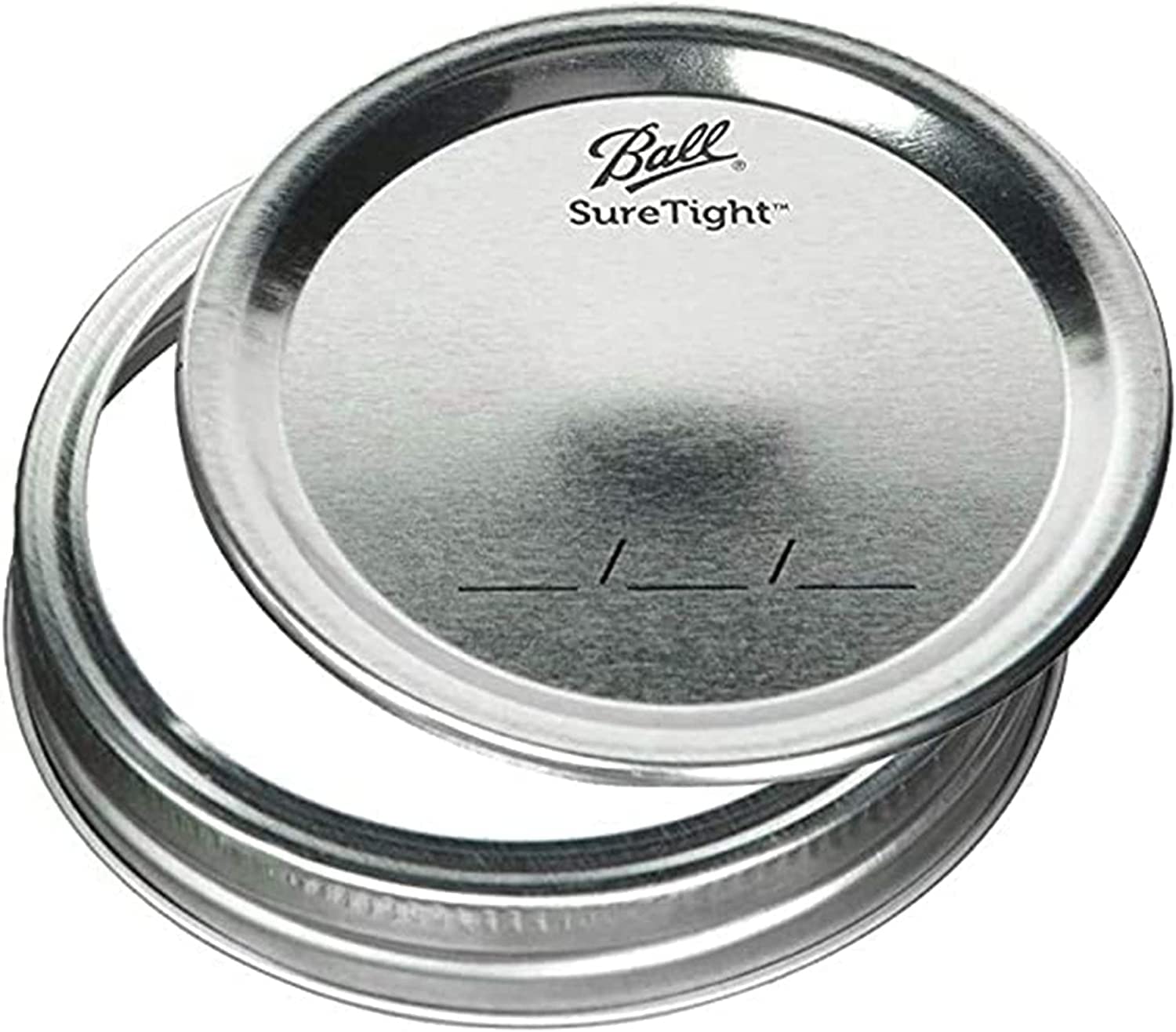 Regular Mouth Mason Jar 8 oz - (4 Pack) - Ball Regular Mouth Mason Jars With Airtight lids and Bands - For Canning, Fermenting, Pickling, Freezing - Glass jar, Microwave & Dishwasher Safe