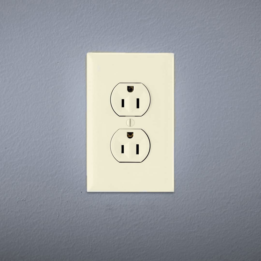 Legrand Pass & Seymour TR5262LACC12 15 Amp Tamper Resistant Construction Specification Grade Duplex Receptacle Outlet, Back and Side Wire, Light Almond (1 Count)