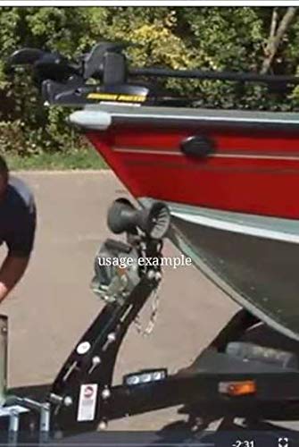 LIAULIADLL 10 Inch Heavy Duty Boat Trailer Roller, Rubber Shaft Keel, Black