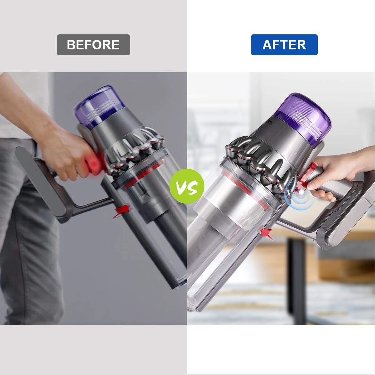 LANMU Trigger Lock Compatible with Dyson Outsize Cordless Stick Vacuum Cleaner, Upgraded Power Button Switch Accessories Attachments