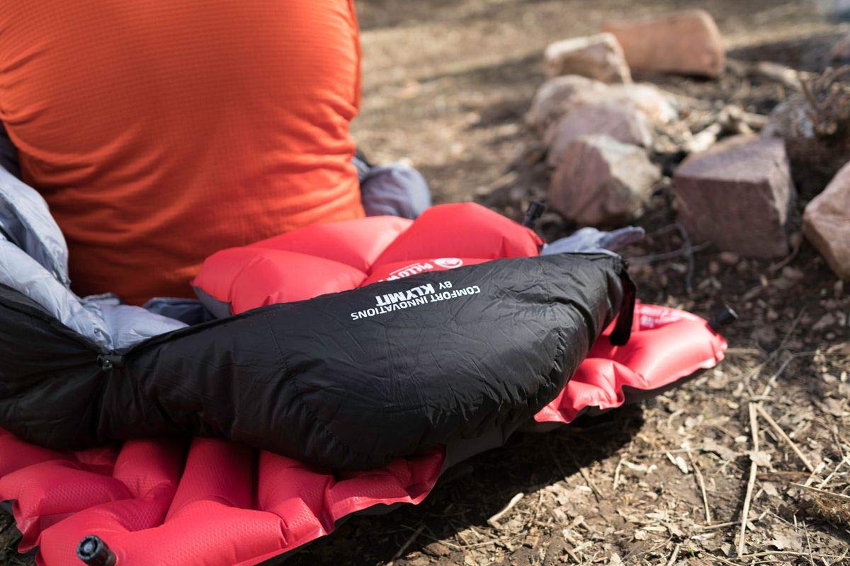 Klymit KSB Lightweight Mummy Sleeping Bag, 20°F Cold Weather Sleeping Bag for Camping, Hiking, and Backpacking, Black, Large